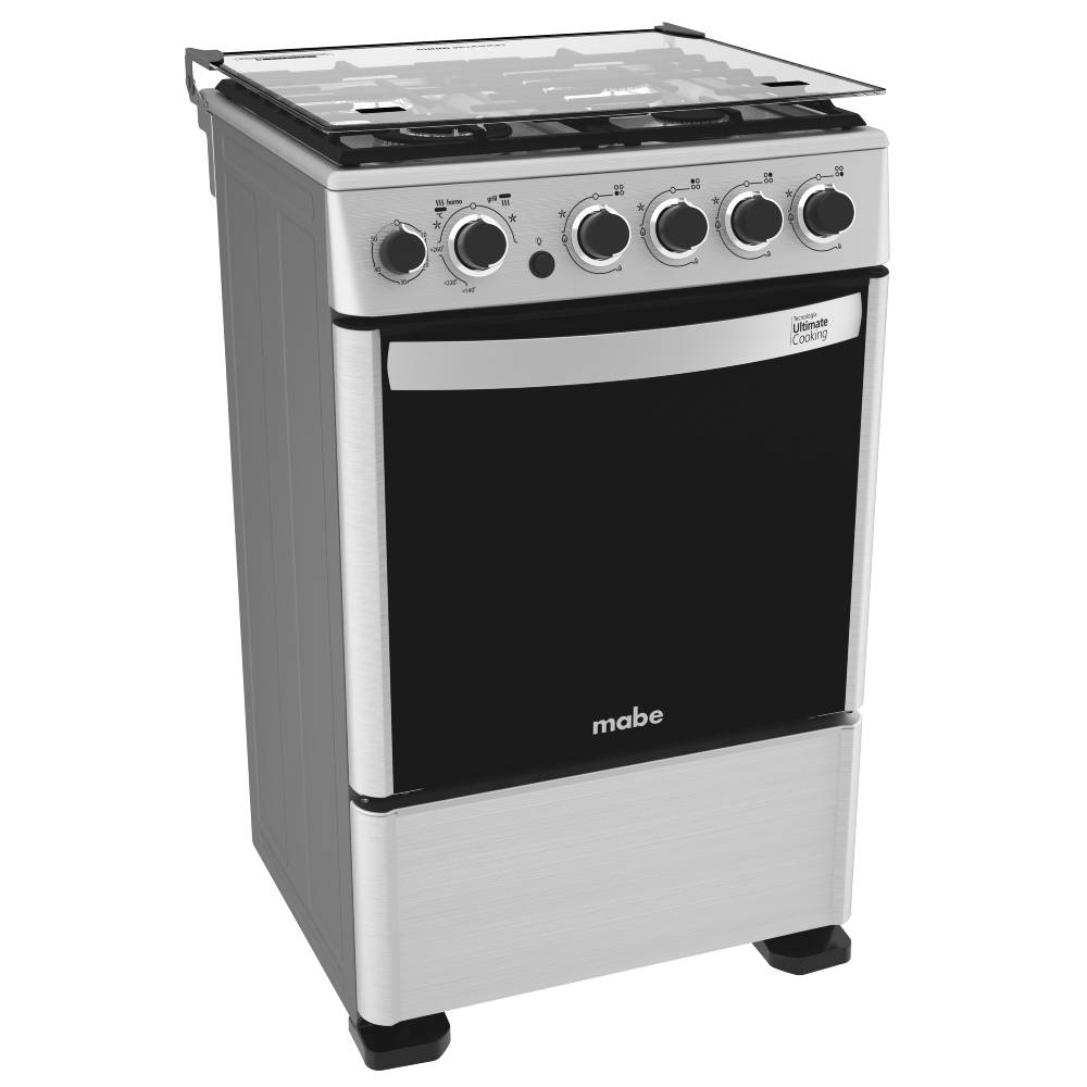Cocina a Gas 4 Quemadores CMC5560FX0 - Mabe - Kitchen House